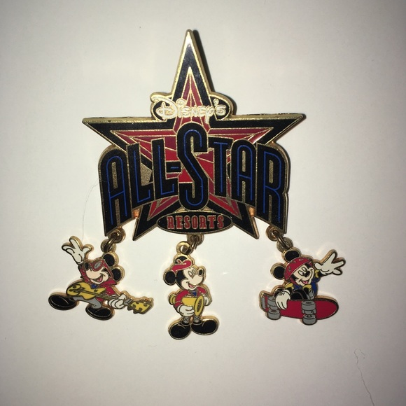 Disney | Other | Vintage Disney Allstar Resorts Pin | Poshmark